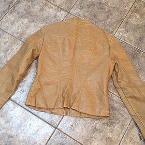 blanc noir | Jackets & Coats | Blanc Noir Faux Leather Distressed Jacket | Poshmark